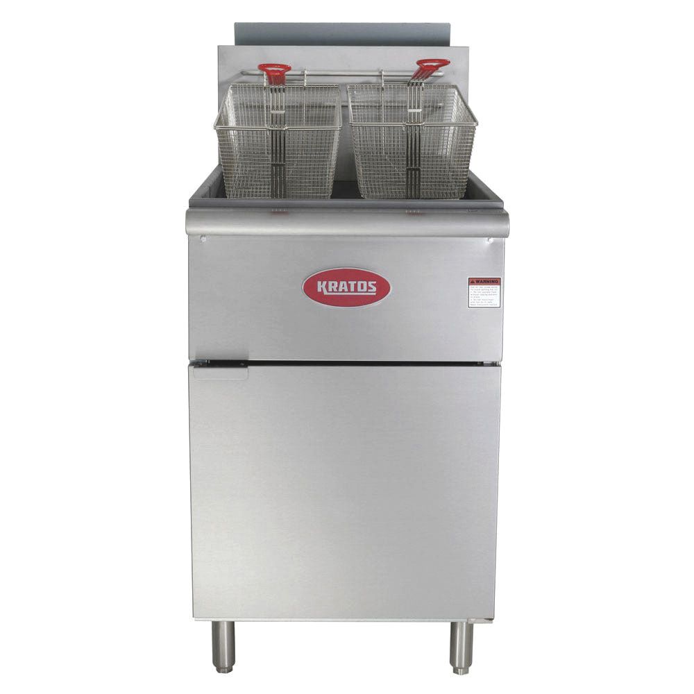 Kratos 29Y-012-NAT Commercial Gas Floor Fryer, 5 Burners, 70 to 100 lb ...