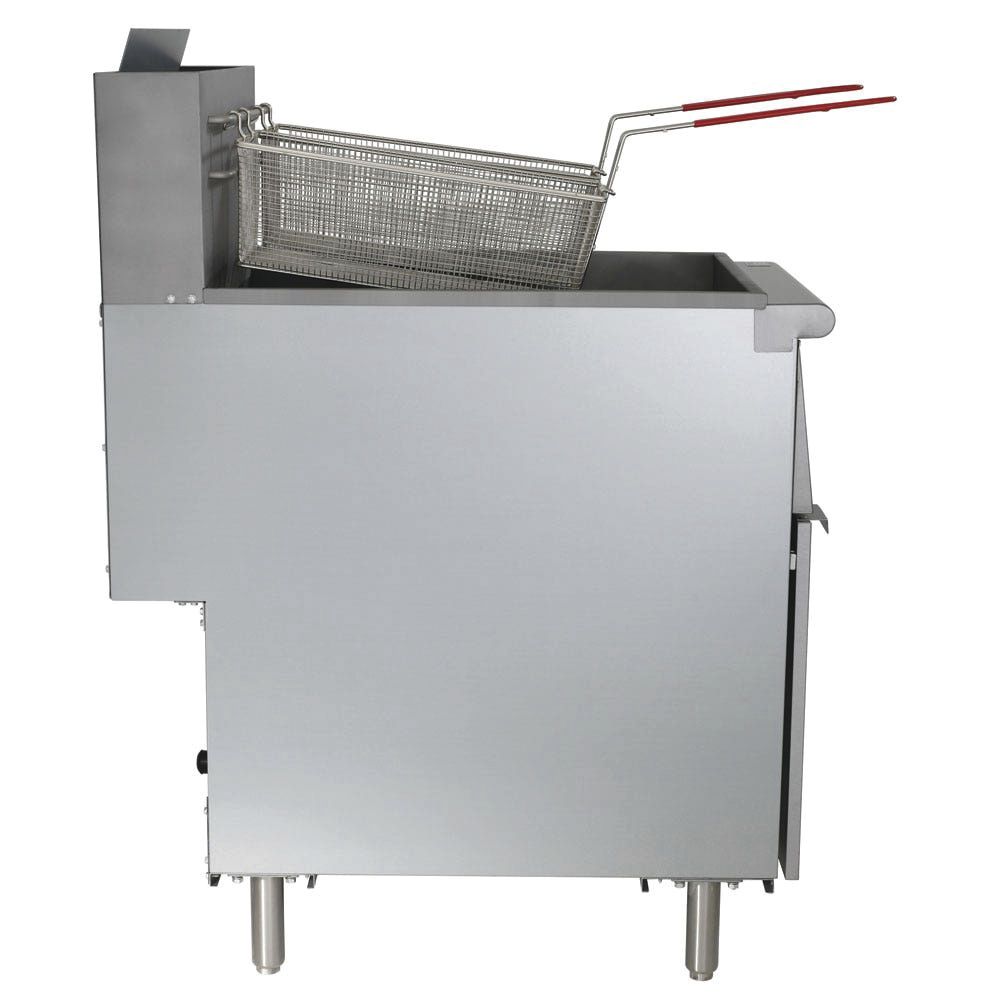 Kratos 29Y-012-NAT Commercial Gas Floor Fryer, 5 Burners, 70 to 100 lb ...