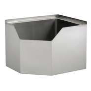 Kratos 31X-075 One Compartment Corner Mop Sink, With Notched Front - 22 ...