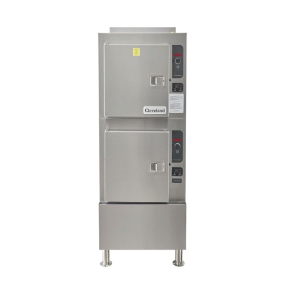 Cleveland Range 24-CGA-10 24-CGA Two-Compartment Gas Convection Steamer ...