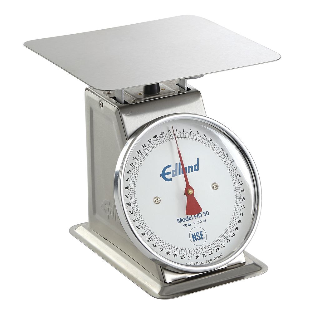 Edlund® HD-50 Stainless Steel Receiving Scale, 50 lb x 2 oz