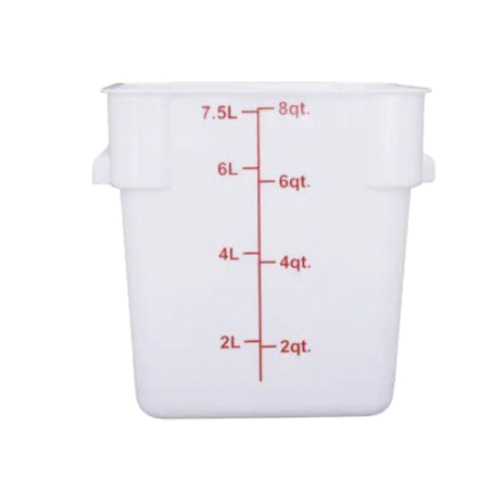 CenPro 29A-052 8 Qt White Square Food Storage Container