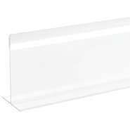 Jet Plastics T Shape Clear Acrylic Divider - 30"L x 3"H