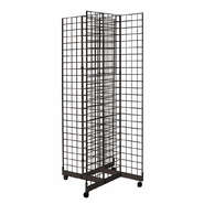Black 4-Way Grid Rack
