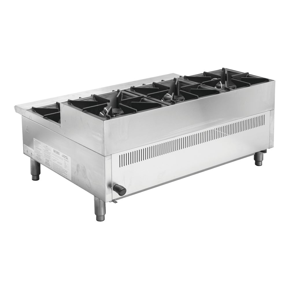 Kratos 29R-004 Step-Up Countertop Range/Hot Plate, With Six Burners ...