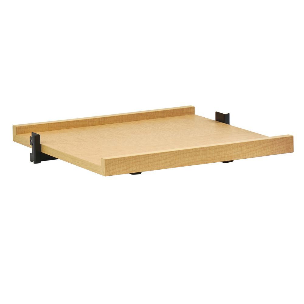 HUBERT® Straight Flat Shelf For Floor Display, 19-1/2"W x 18-3/4"D x 2 ...