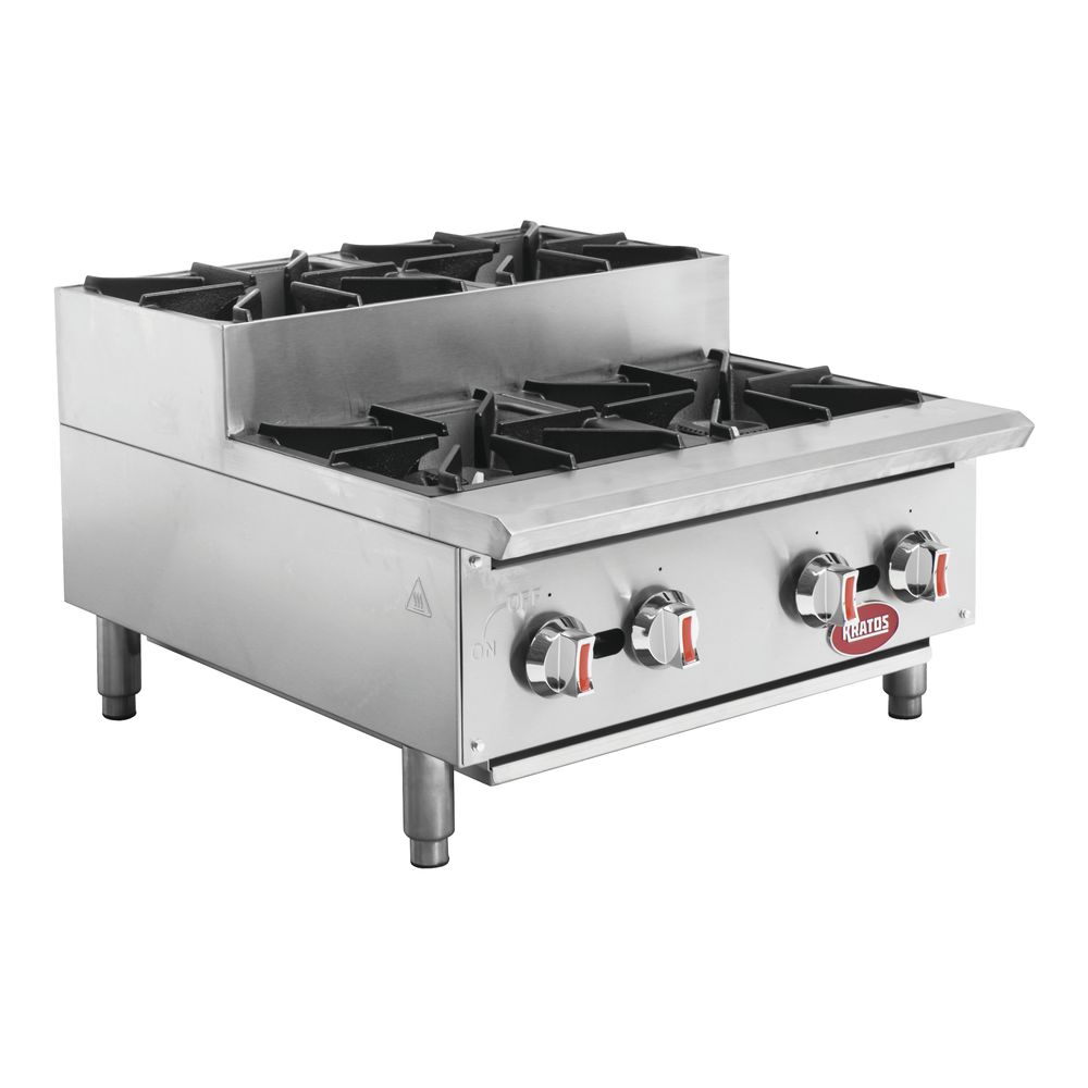 Kratos 29R-003 Step-Up Countertop Range/Hot Plate, With Four Burners ...