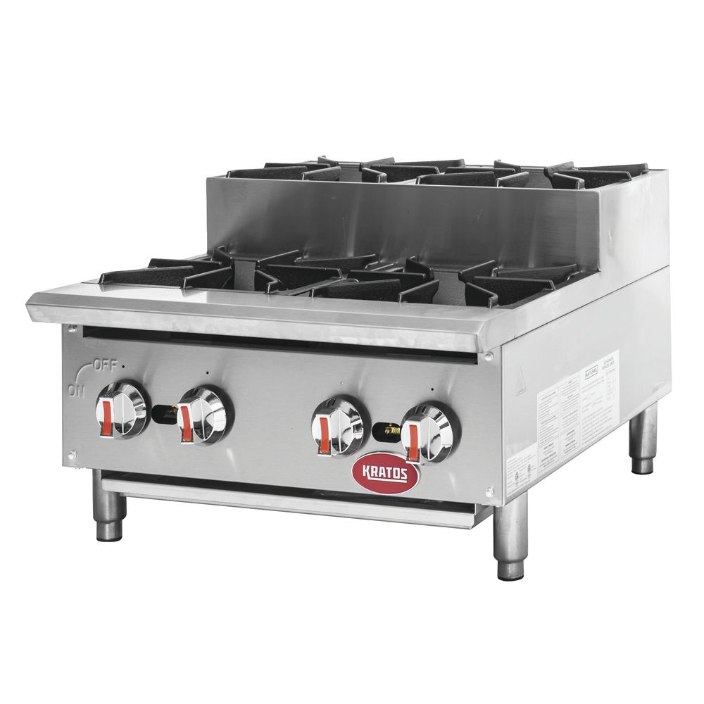 Kratos 29R-003 Step-Up Countertop Range/Hot Plate, With Four Burners ...