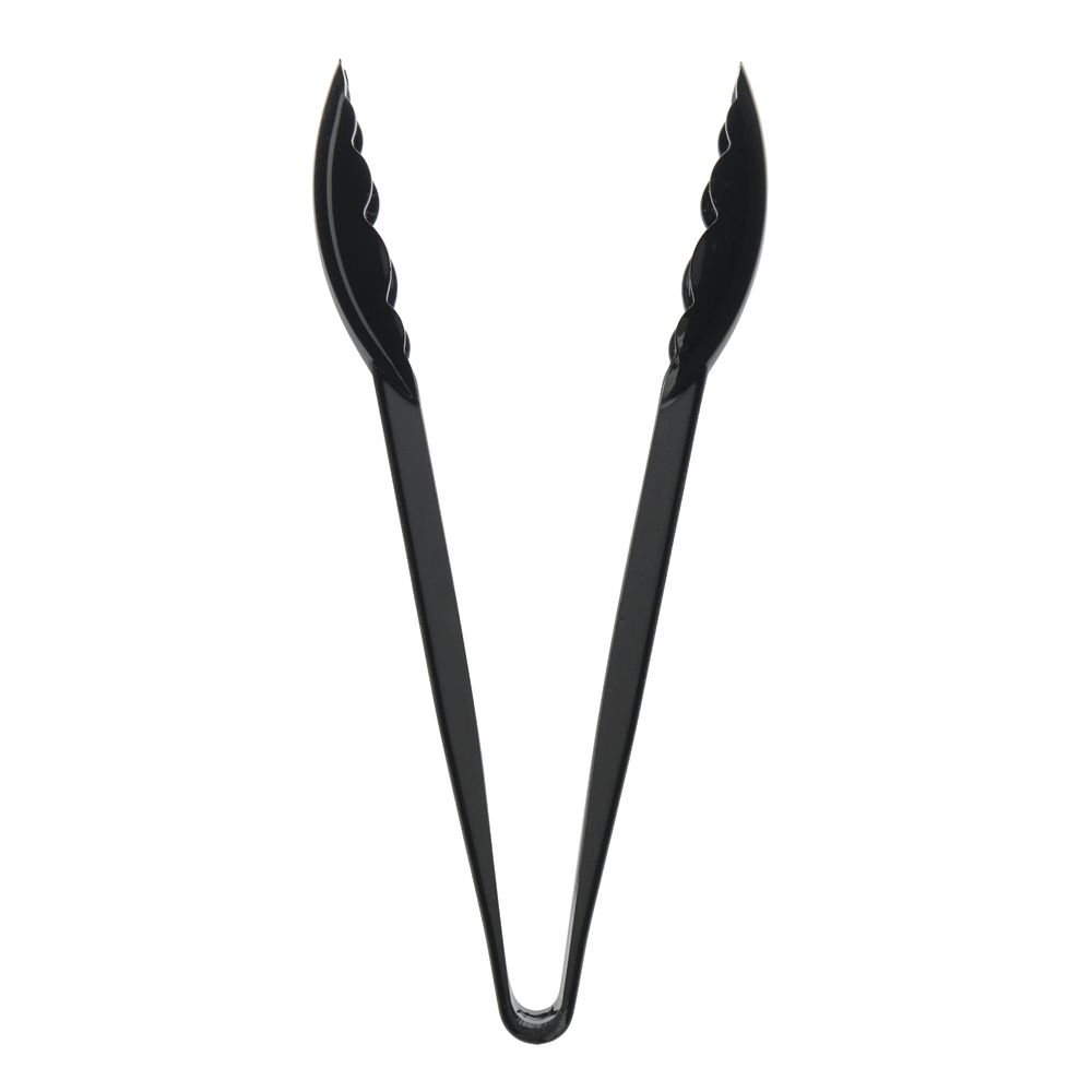 HUBERT® Scalloped Plastic Serving Tongs - 9"L x 3 1/2"W