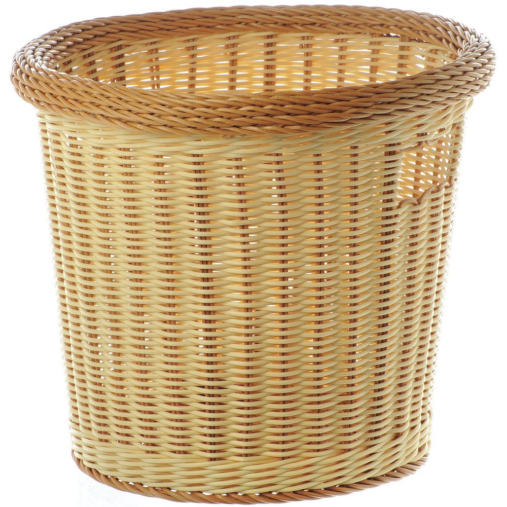 G.E.T. Round Tu-tone Natural/Honey Polypropylene Washable Basket With ...