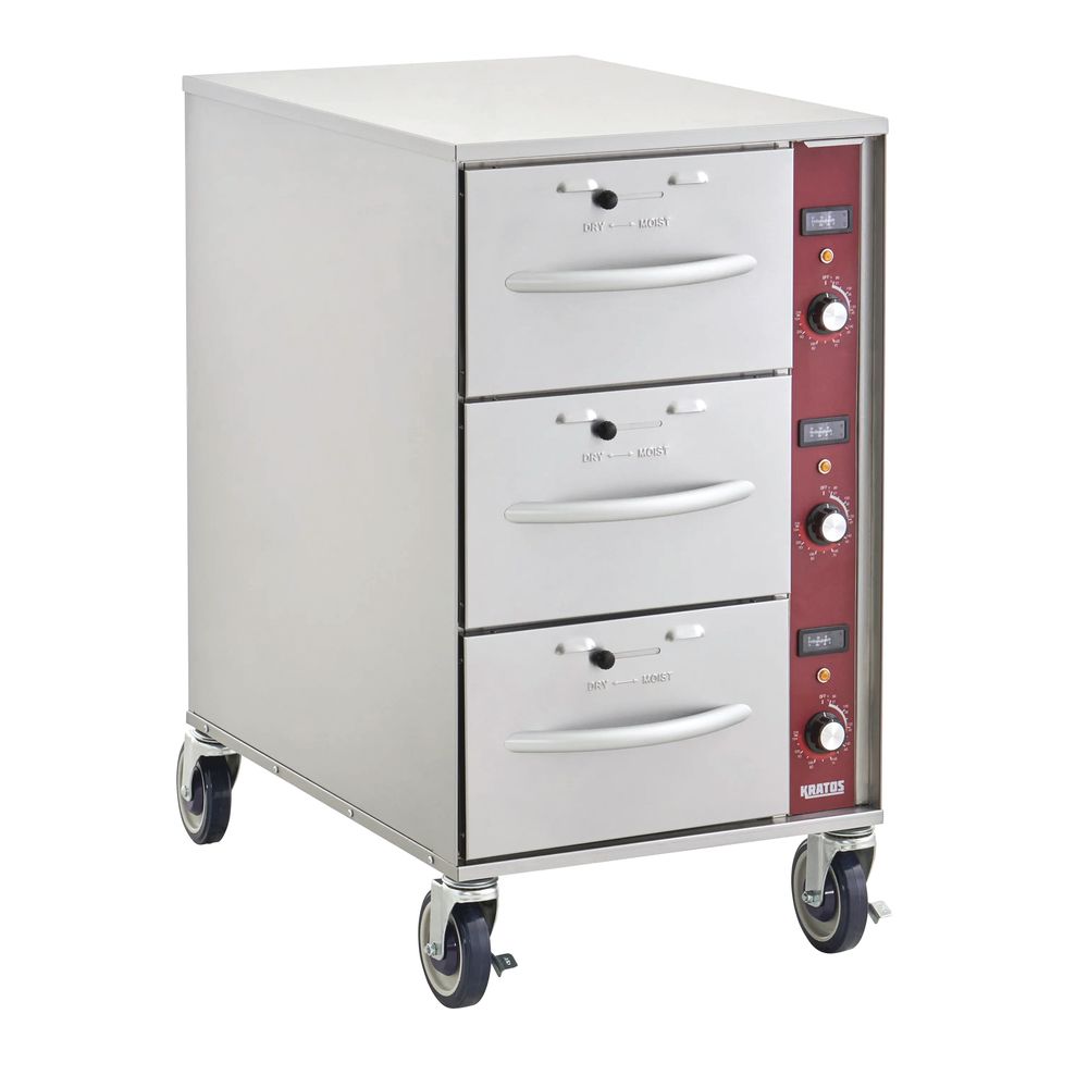 Kratos Electric Countertop Stainless Steel Single Drawer Warmer, 120V, 450W