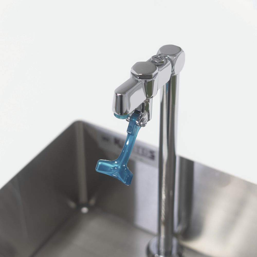 Kratos Glass Filler Station with Splash Guards, Drip Tray, and 12" Faucet