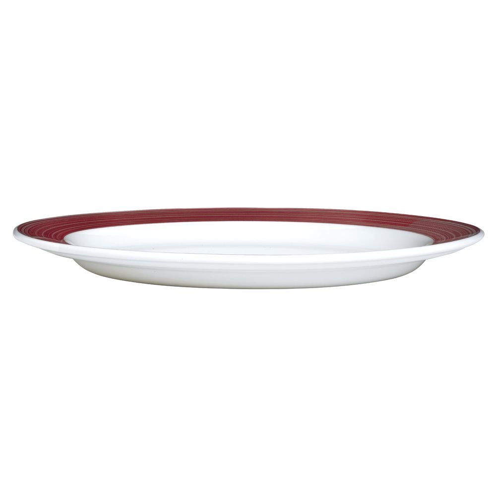 PLATE 9 IN SLIMLINE FREEDOM RED