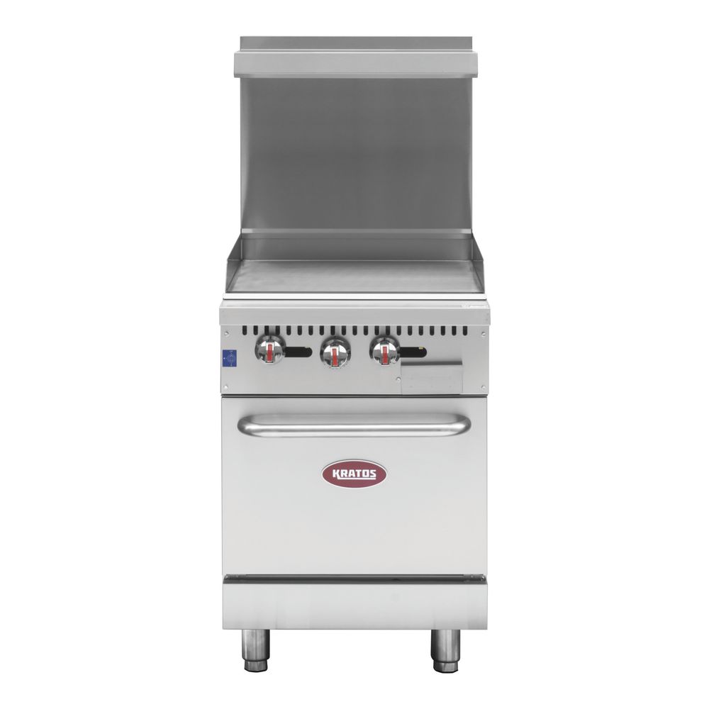 Kratos 24" Range with 24" Griddle and Standard Oven, Natural Gas