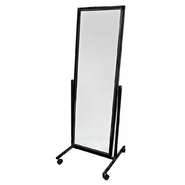 Black Rolling Floor Mirror - 20"W x 60"H