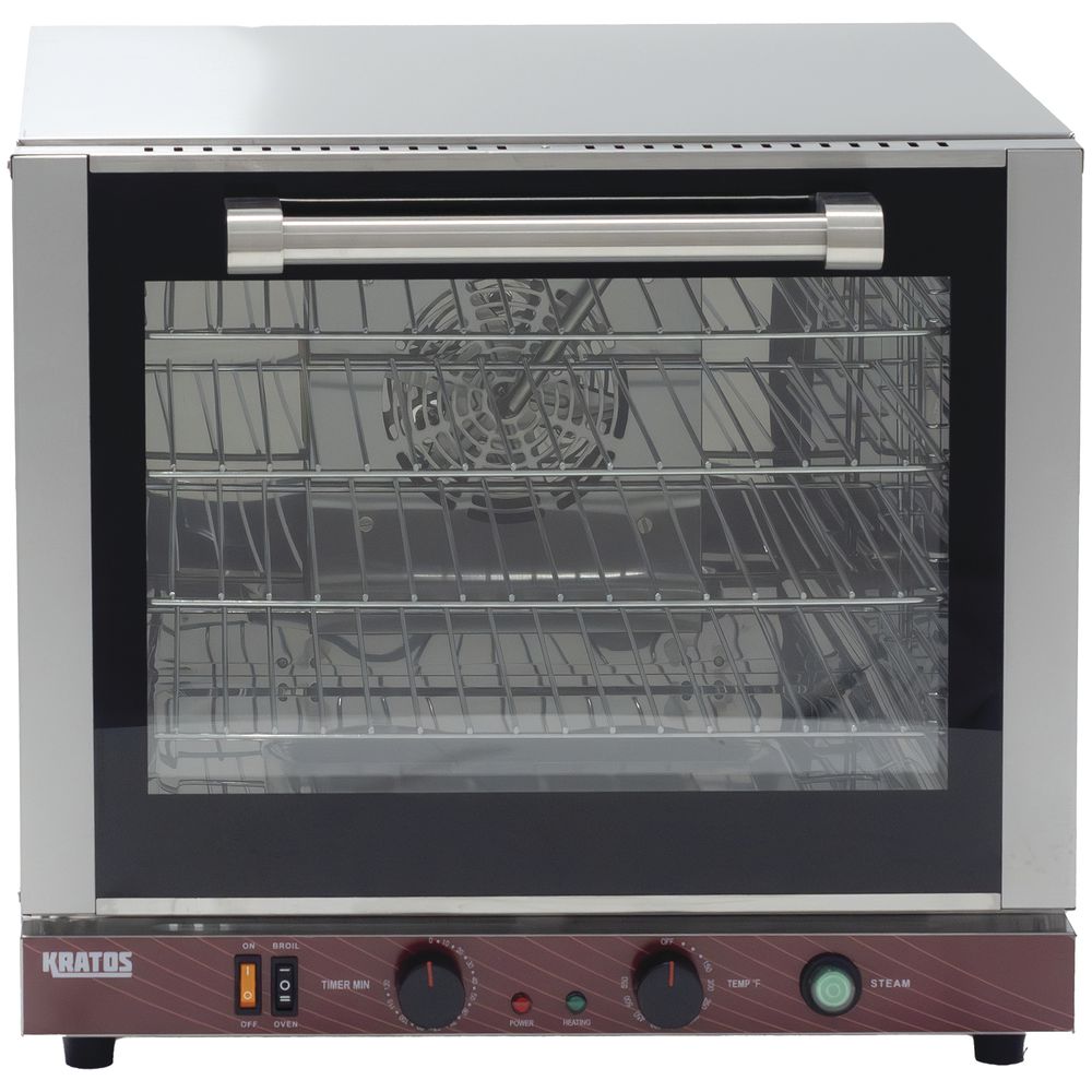 Kratos 29M 059 Half Size Countertop Convection Oven with Steam Injection 23 W x 22 1 2 D x 20 H