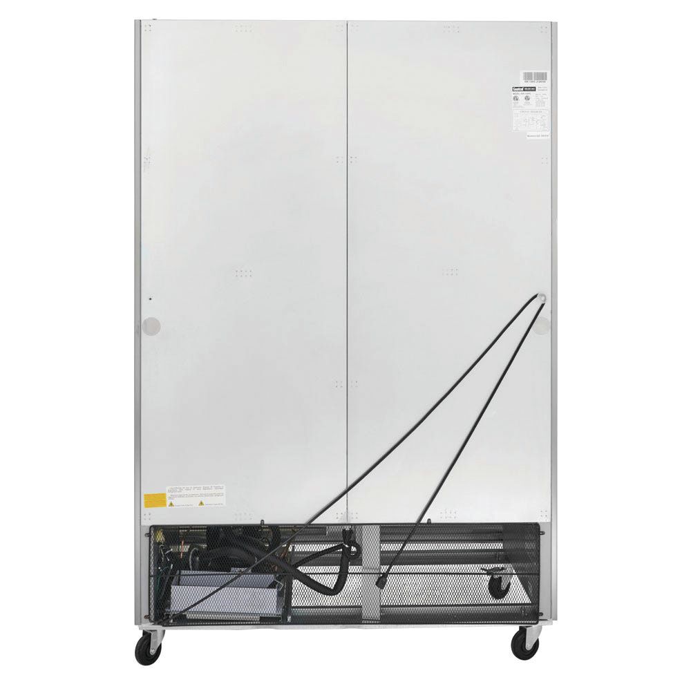 Central Exclusive 69K-130 Glass Door Reach-In Refrigerator, 2 Doors, 49 ...
