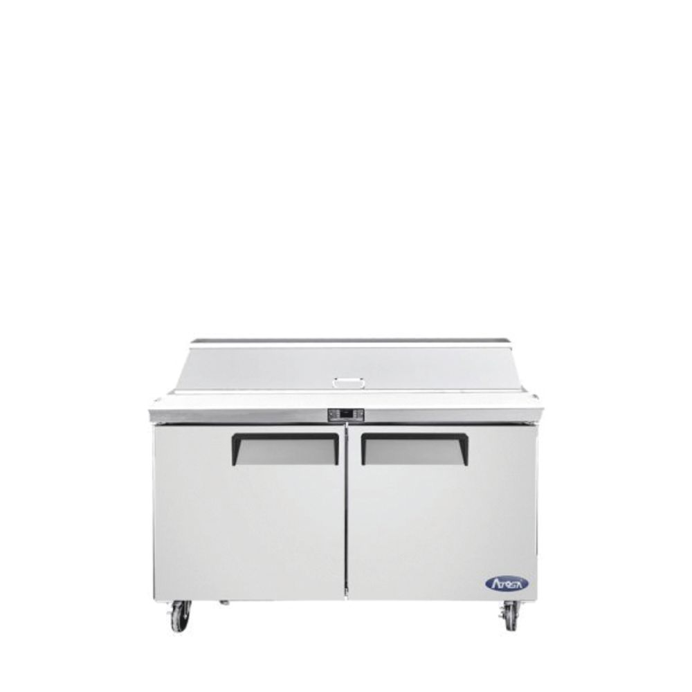 Atosa MSF8302GR 48" Refrigerated Sandwich/Salad Prep Table, 12-Pan Capacity