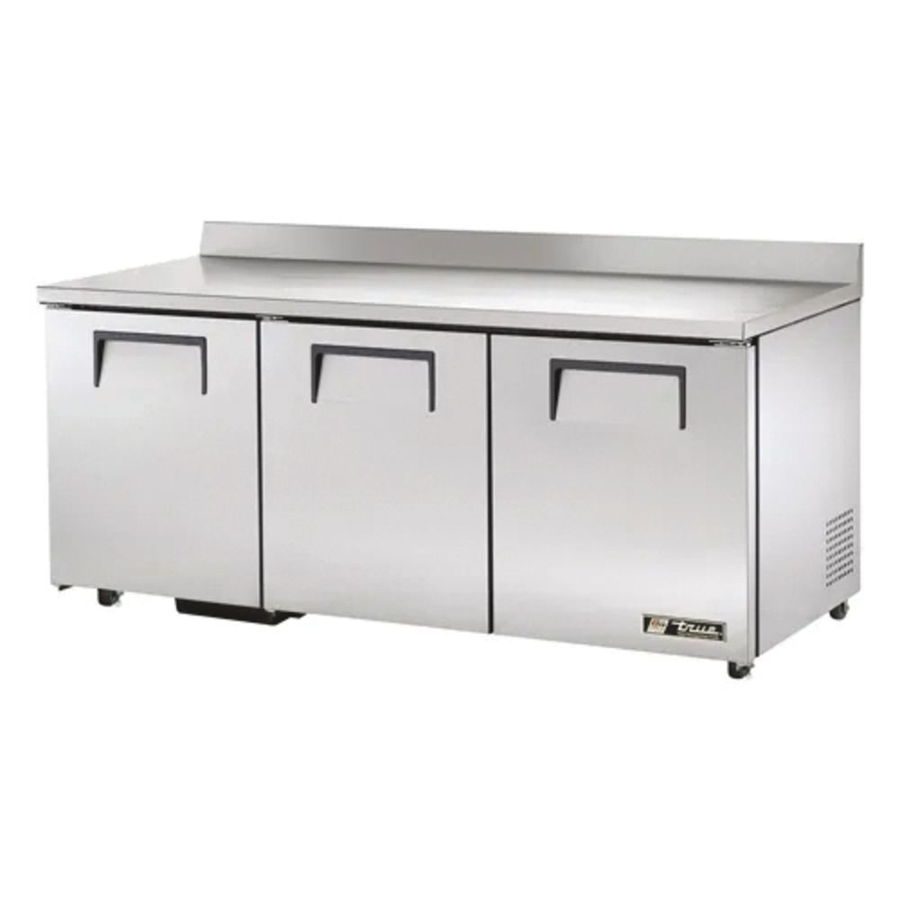 True TWT-72-ADA Three-Door Worktop Refrigerator, ADA Compliant, 19 Cu. Ft.
