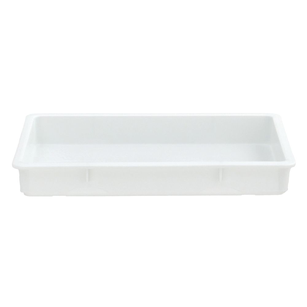 CenPro Heavy Duty Polypropylene Pizza Dough Box, White - 18"W x 26"D x 3"H