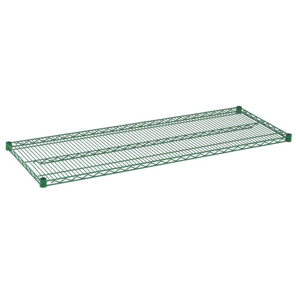 CenPro NSF Green Epoxy Medium Duty Wire Shelf - 60"W x 24"D