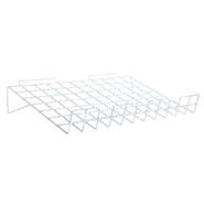 White Slatwall Wire Shelf, 22" x 14"