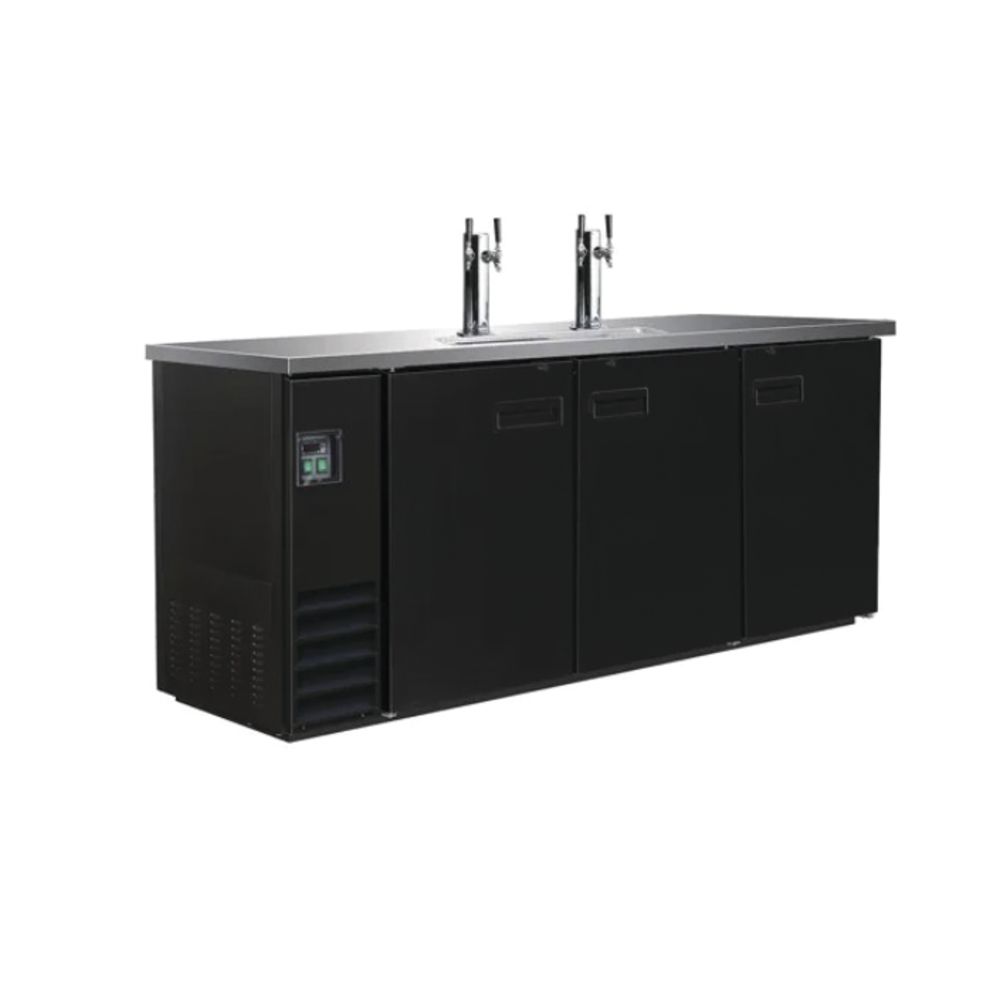 Central Exclusive 69K-133 Draft Beer Dispenser, 3 Door, 2 Double Head ...