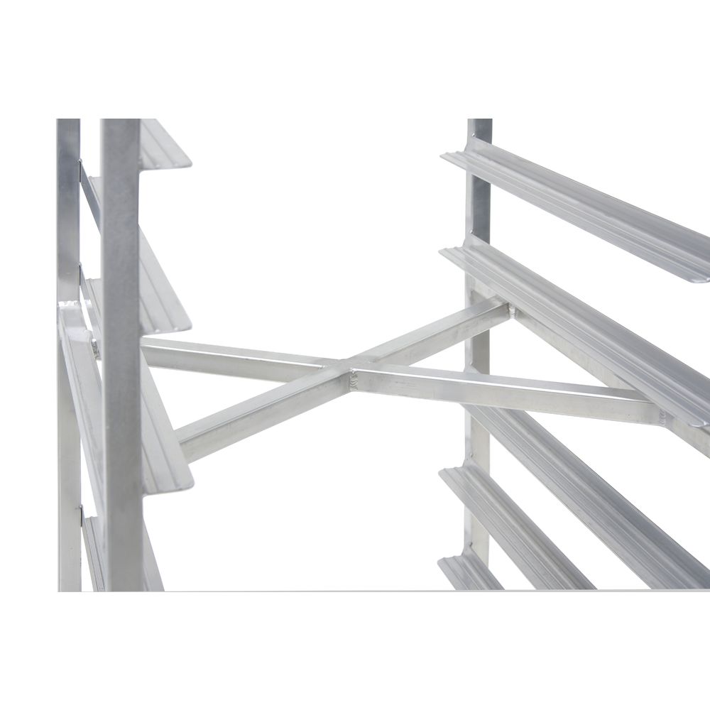 HUBERT® Aluminum Nesting X-Frame Rack - 25"L x 20 1/2"W x 70 5/8"H