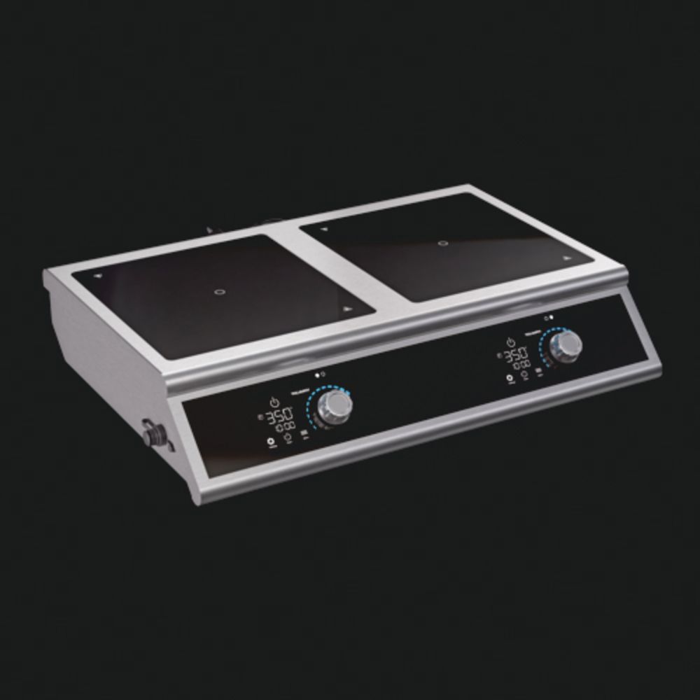 Vollrath DUALI-2900SS Dual Side-by-Side Countertop Induction Range, 208 ...