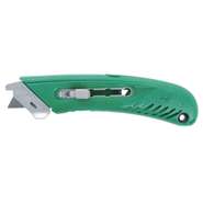 Pacific Handy Cutter Right Handed S4 Green Plastic Safety Cutter