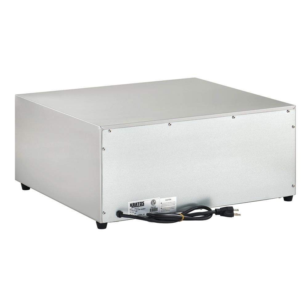 Kratos 31M-010 Stainless Steel Hot Dog Bun Warmer, 32 Bun Capacity ...