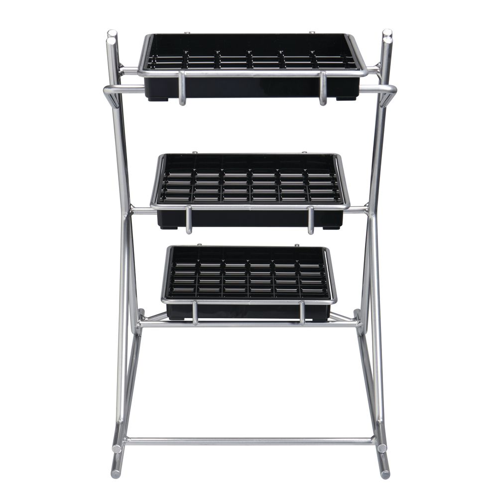 3 Tier Silver Wire Rack Only Holds 1/6 Size Pan And Pitcher