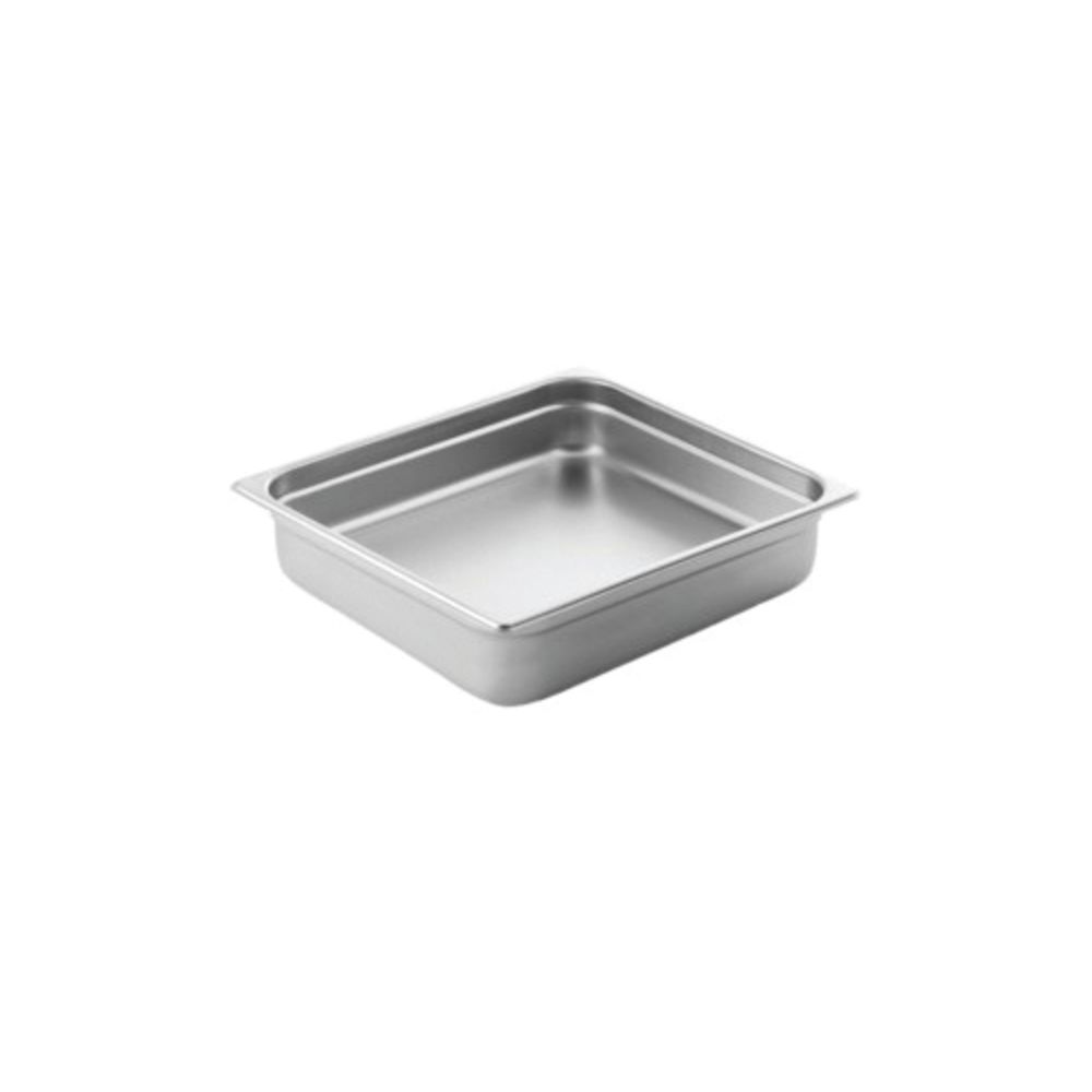 Front of the House 2/3 Size 9 Qt. Stainless Steel Food Pan - 4"D