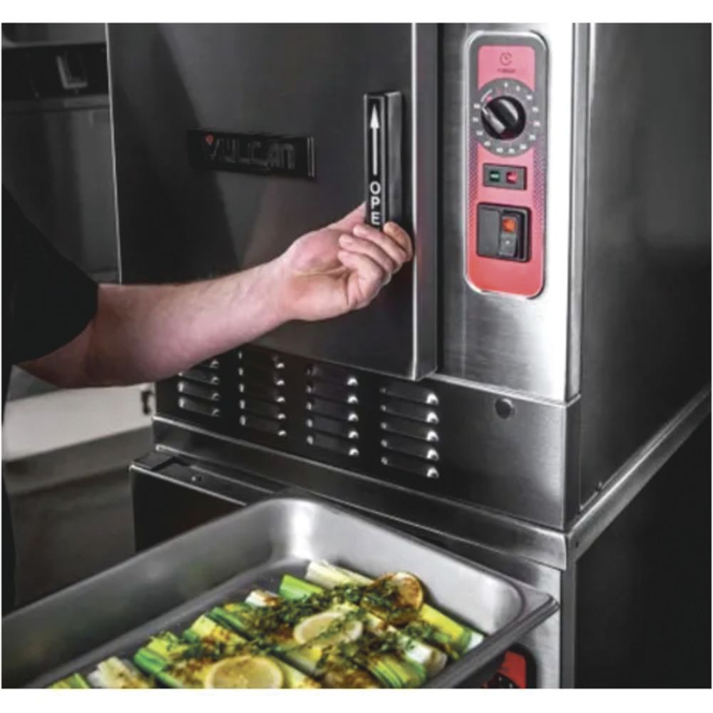 Vulcan C24GA10BSC 2-Compartment Convection Steamer with 10-Pan Capacity ...