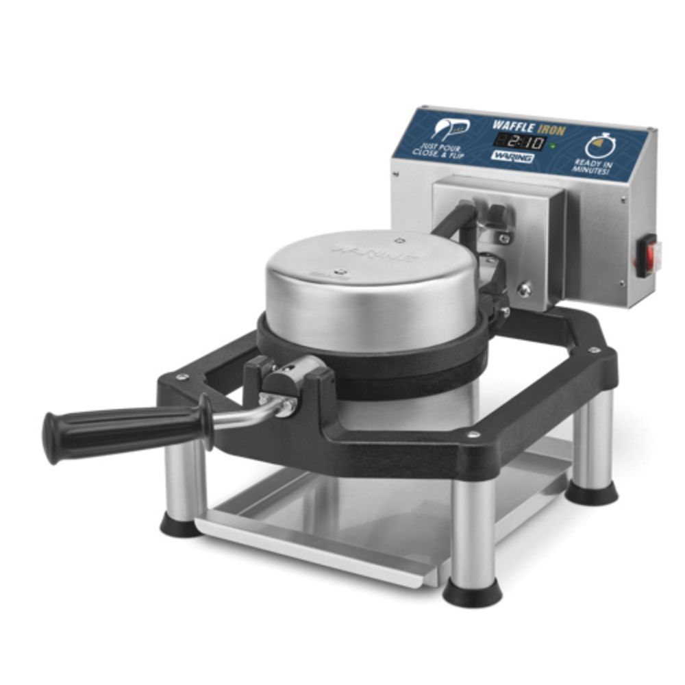 Waring Commercial WW200 Vertical Double Belgian Waffle Maker - 11"L x ...