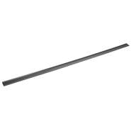 HUBERT® Black Plastic C-Channel Clip-In Shelf Molding With Sign Gripper ...