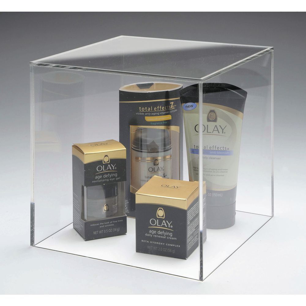 Acrylic Display Cube, 4" Square