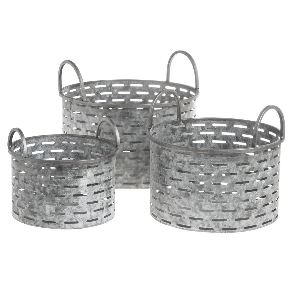 Galvanized bins store