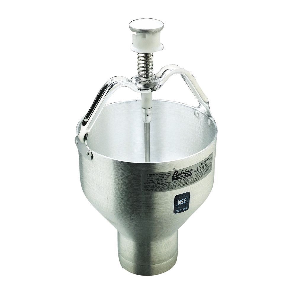 Stainless Steel Pancake Dispenser Stand - 5 3/4Dia x 6 1/4H