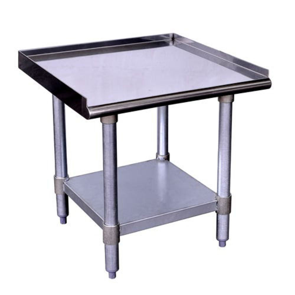 Kratos 28W-080 18-Gauge, 430 Stainless Steel Equipment Stand - 24"L x ...