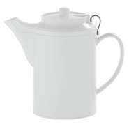 Service Ideas 16 oz White Plastic Teapot With Tether Lid