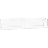 2 Compartment Acrylic Bin