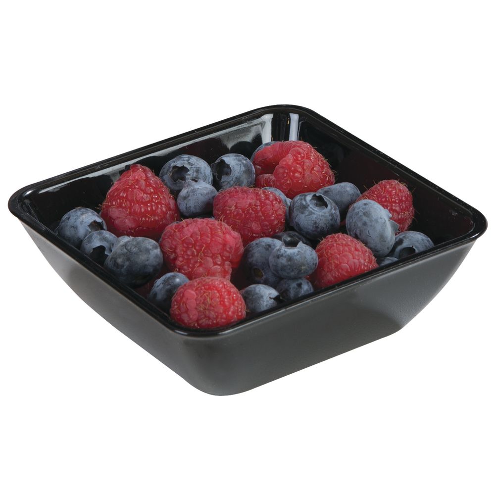 Black Plastic Produce Sign Insert Kit - 4"L x 1 1/4"H