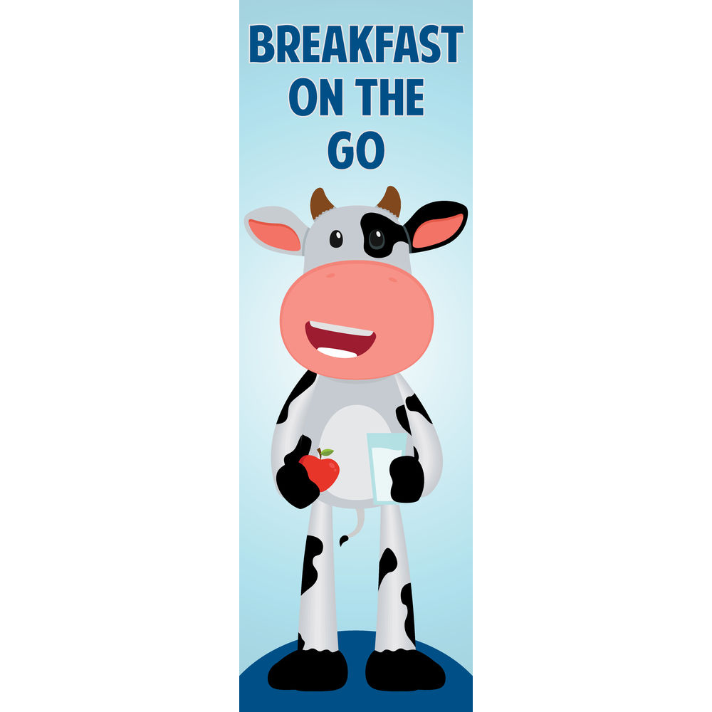 Double-Sided "Breakfast on the Go" Signage Set for Breakfast in the ...