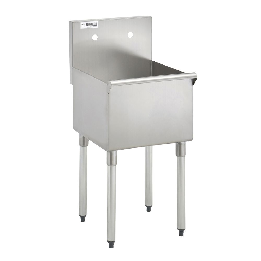 Kratos 31X-001 One Compartment Utility Sink - 18"W x 21-1/2"D x 41"H