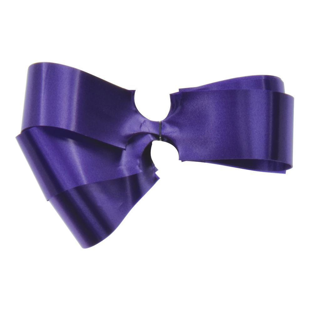 Purple 5" Pre-Notched Gift Bows