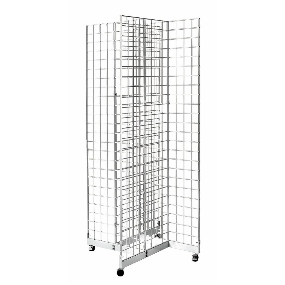 Black 4-Way Grid Rack