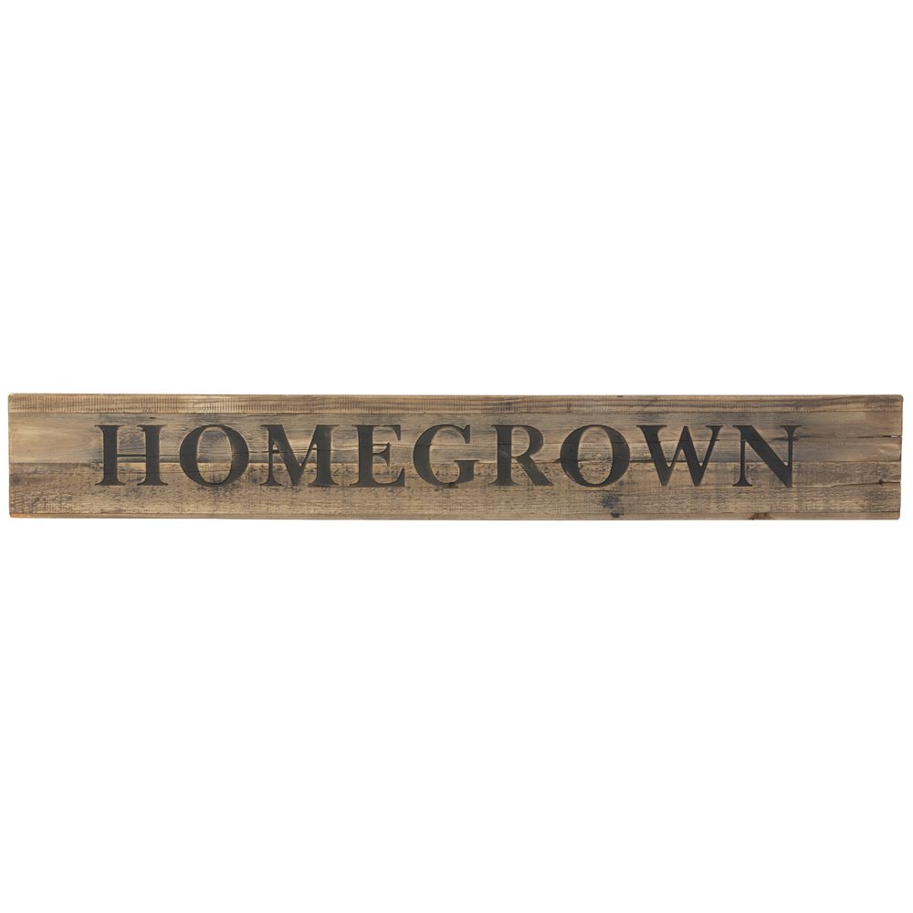 SIGN "HOMEGROWN" WOODEN