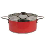 Bon Chef 5-Ply Classic Country French Collection 4 3/10 qt Red ...