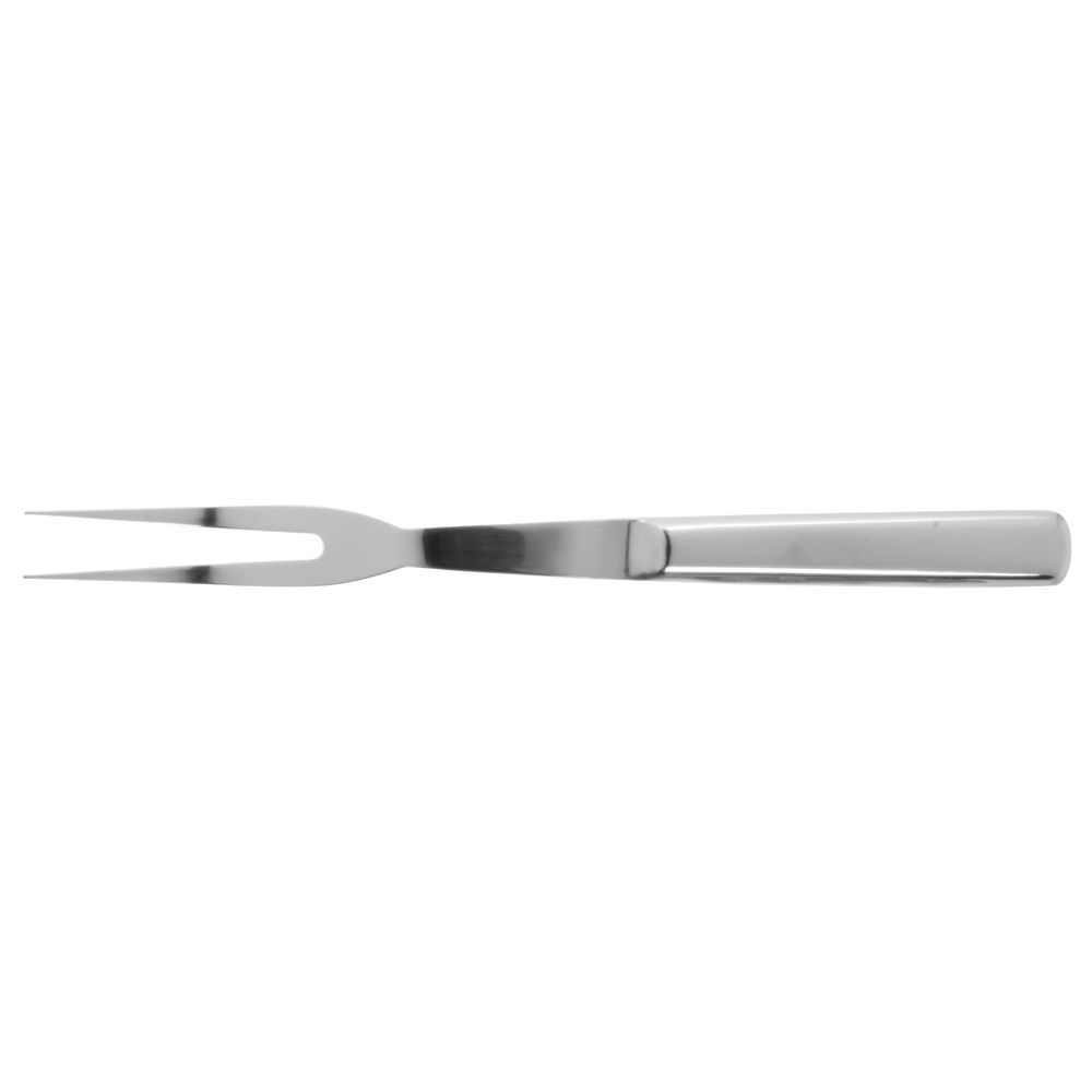 American Metalcraft Hammered Stainless Steel 2 Tine Fork - 11"L